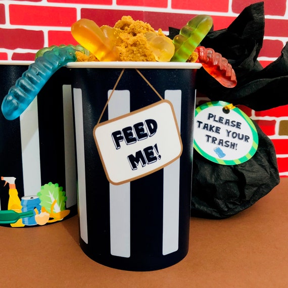 Garbage Truck Party Decoration/ Garbage Truck Trash Can Wrapper/ Waste ...