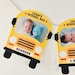 Wheels on the Bus Photo Banner/ Yellow School Bus Baby Monthly ...