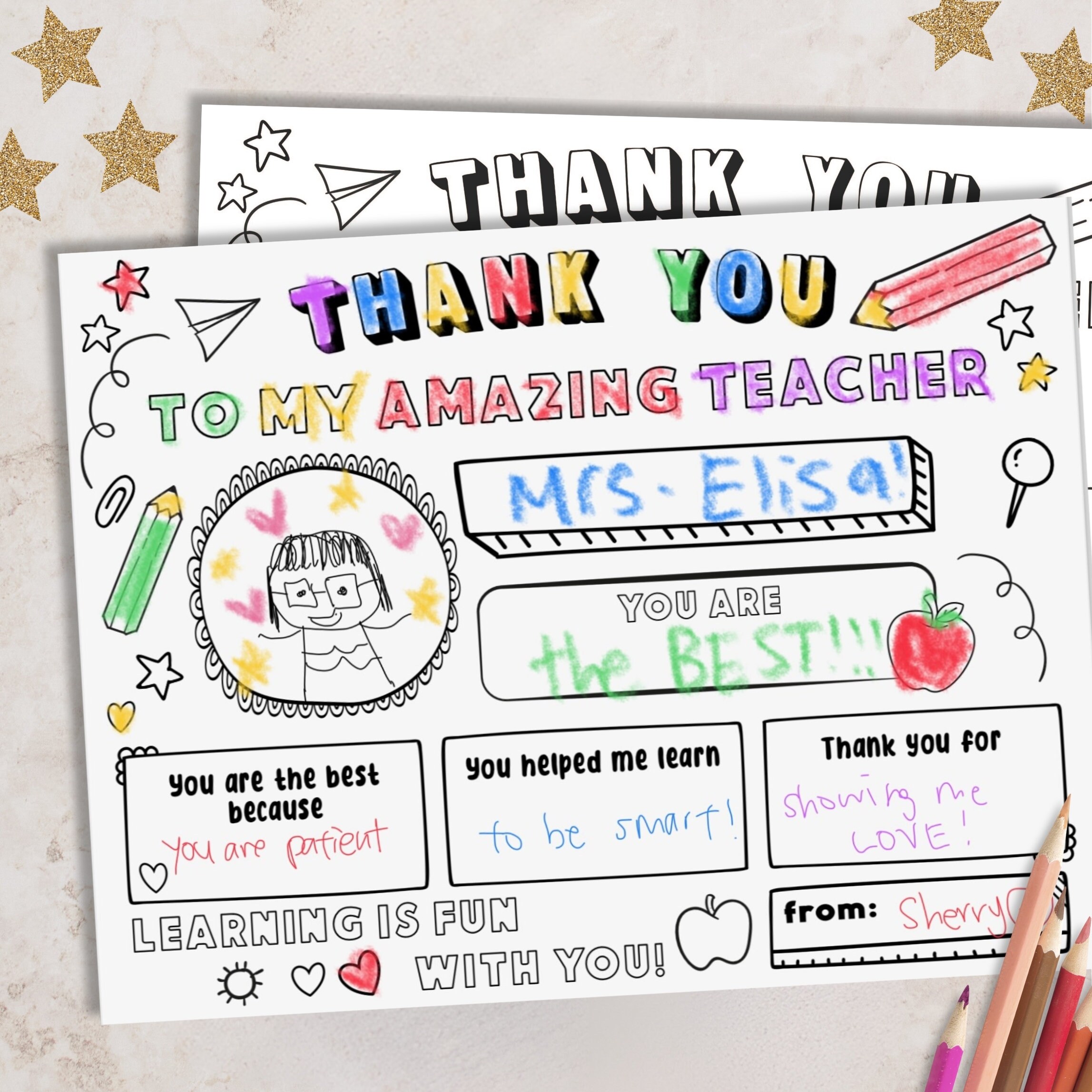Teachers Day Appreciation Week Printable Teacher Appreciation Gift ...