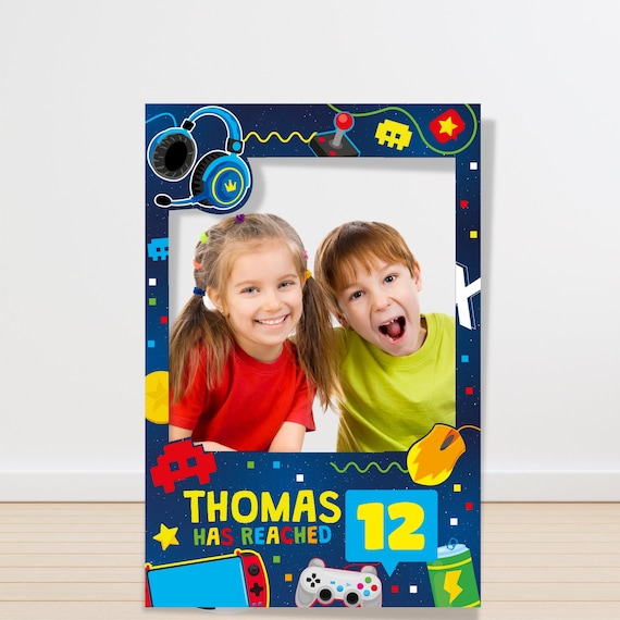 Video Game Party Photo Booth Printable/ Gaming Party Props/ Gamer Photo ...