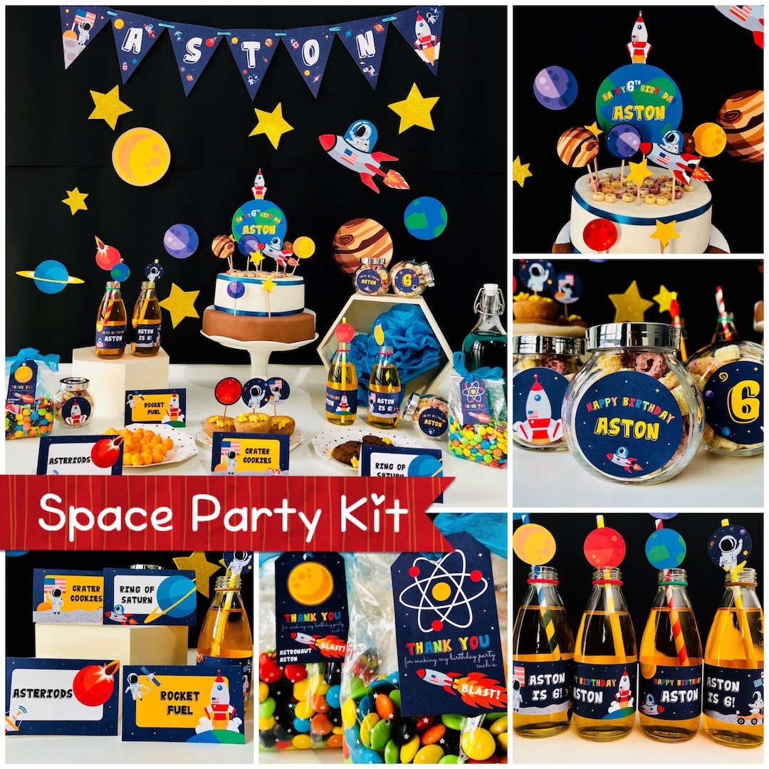 Space Birthday Party/ Galaxy Themed Party/ Outer Space Themed Party ...