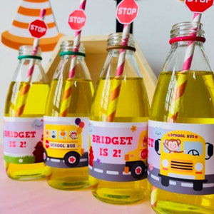 Wheels on the Bus Girl Party Kit/ Party Bundle/ Party Pack Editable ...