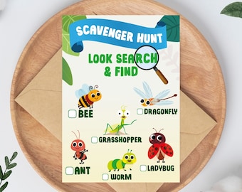 Bugs and Insects Party Food Labels EDITABLE Printable | Outdoor Nature ...