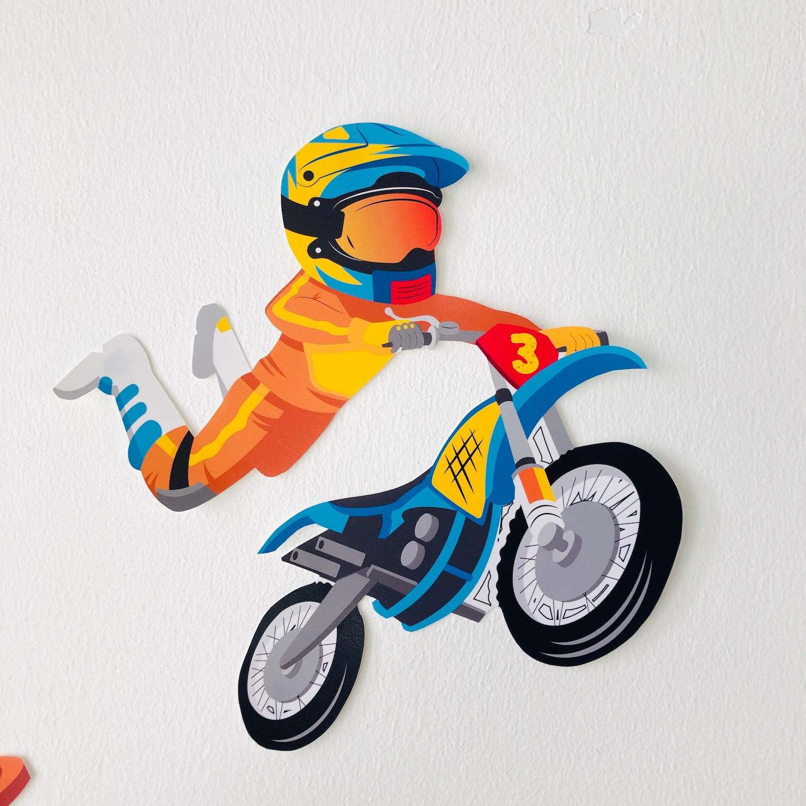 Dirt Bike Cut Out/ Motocross Party Decor/ Motorbike Birthday Party ...