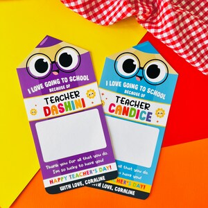 Teachers Day Gift Card Holder Printable Teacher Appreciation, Back to ...