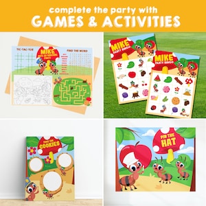 Ants Go Marching Party Photo Props/ Ants Picnic Party Photo Booth Props ...