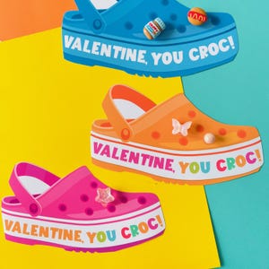 Crocs Jibbitz Valentine Cards Bundle Printable | Shoes Charms Holder ...