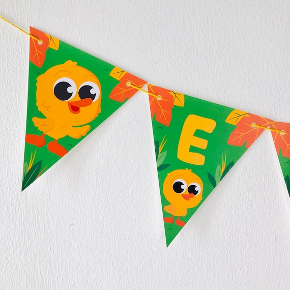 Five Little Ducks Birthday Party Banner/ 5 Little Ducks Banner/ Rubber ...