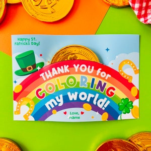 St Patricks Day Gift Card Holder Printable | St Paddys Day Thank You ...