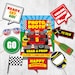 Car Racing Party Photo Props Editable Printable/ Race Car - Etsy