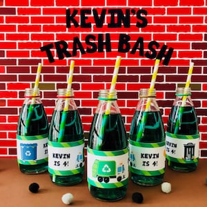 Garbage Truck Party Kit/ Waste Management Party/ Garbage Truck Birthday ...