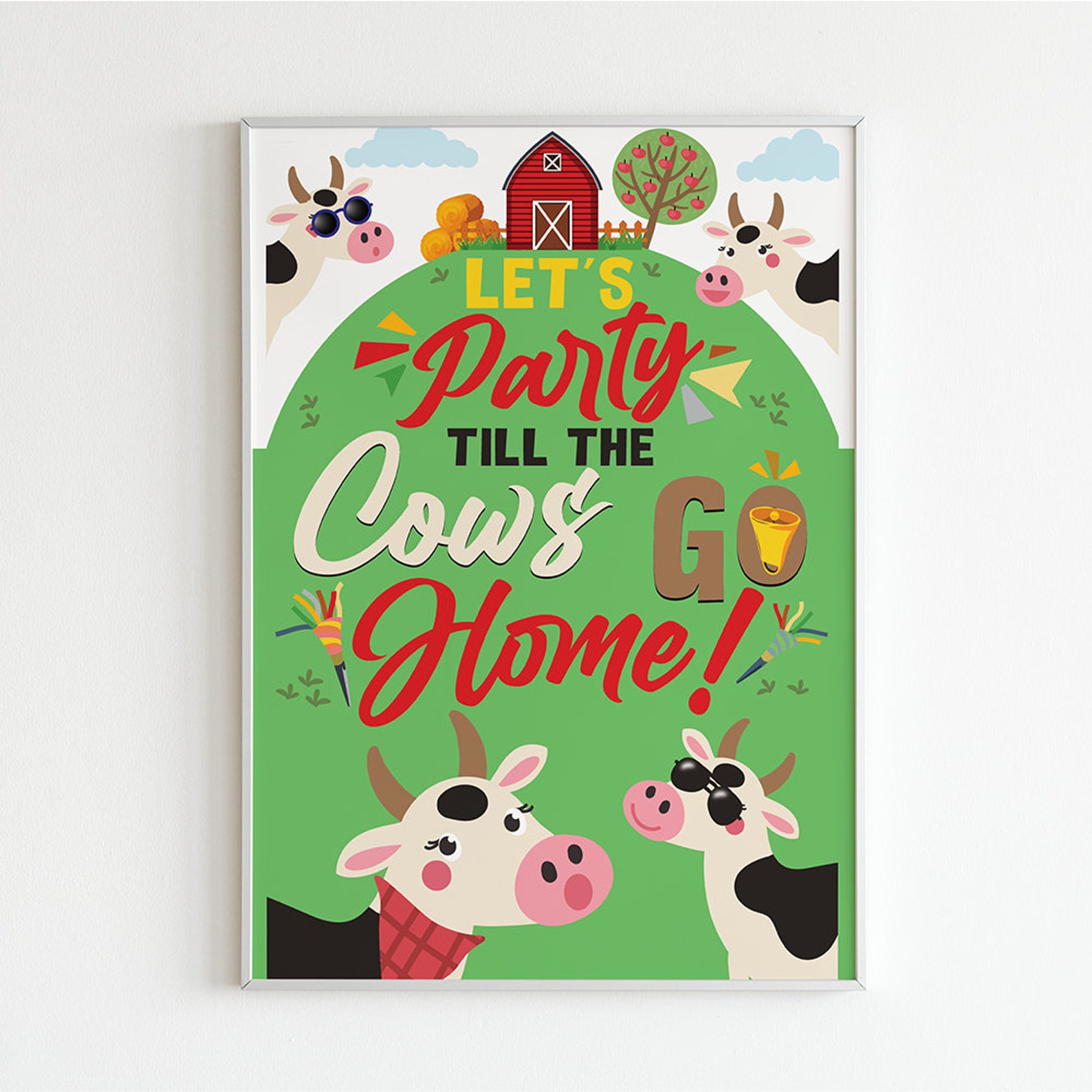 Old Macdonald Farm Party Signs Printable Set/ Animal Farm - Etsy