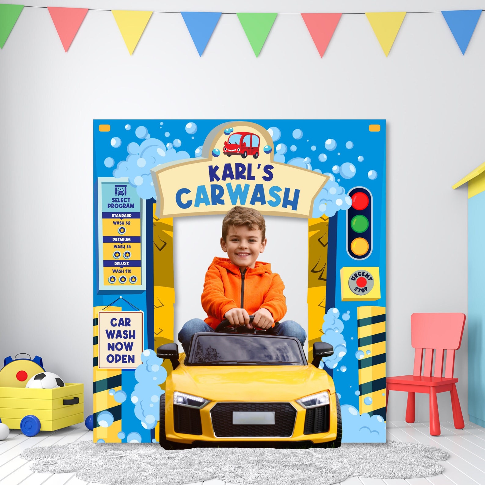 Car Wash Pretend Play for Kids, Car Wash Station Dramatic Play ...