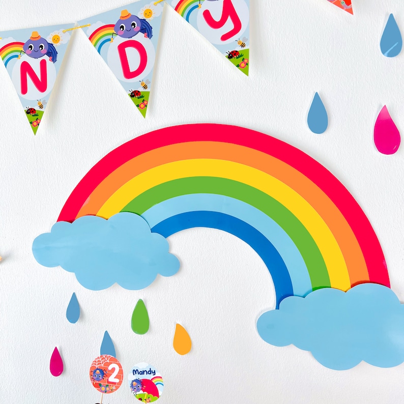 Itsy Bitsy Spider Cut-outs Party Decoration Printable/ Incy - Etsy