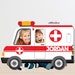 Ambulance Photo Booth Props EDITABLE Printable/ Hospital Party Photo ...