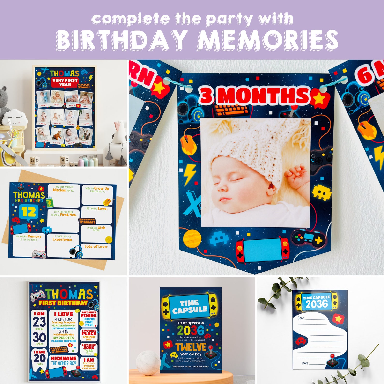 Video Game Party Game Pin the Game Console Game Printable/ - Etsy