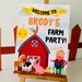 Old Macdonald Farm Party Entrance Sign EDITABLE Printable/ - Etsy
