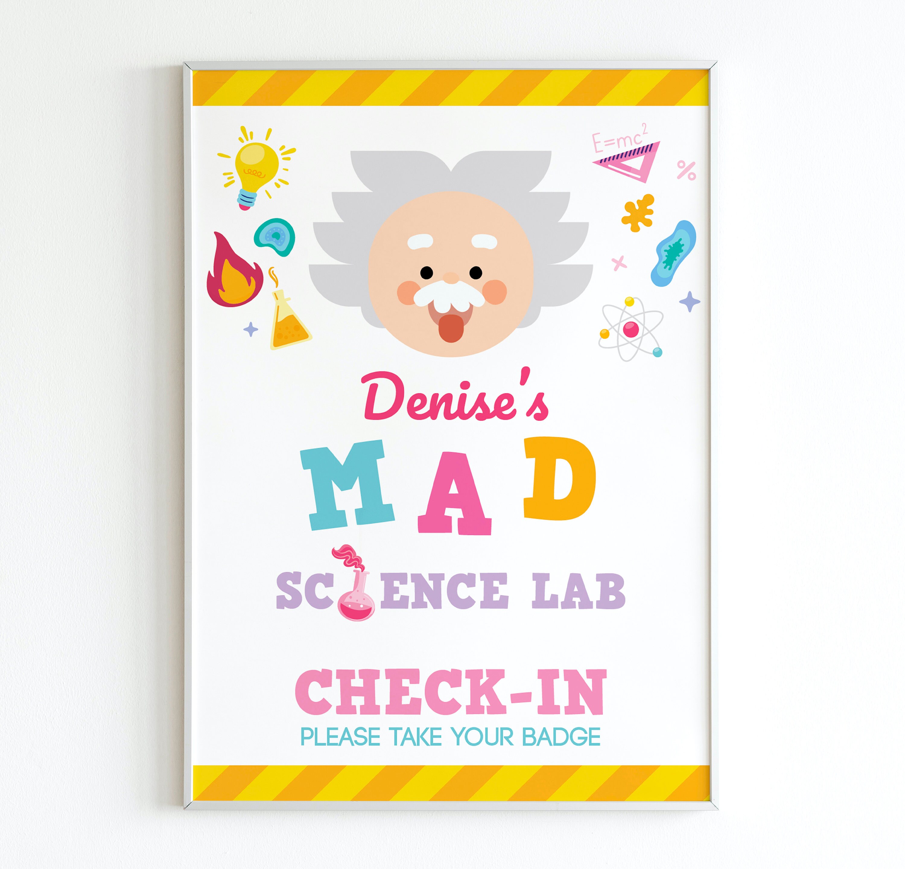 Mad Science Lab Sign
