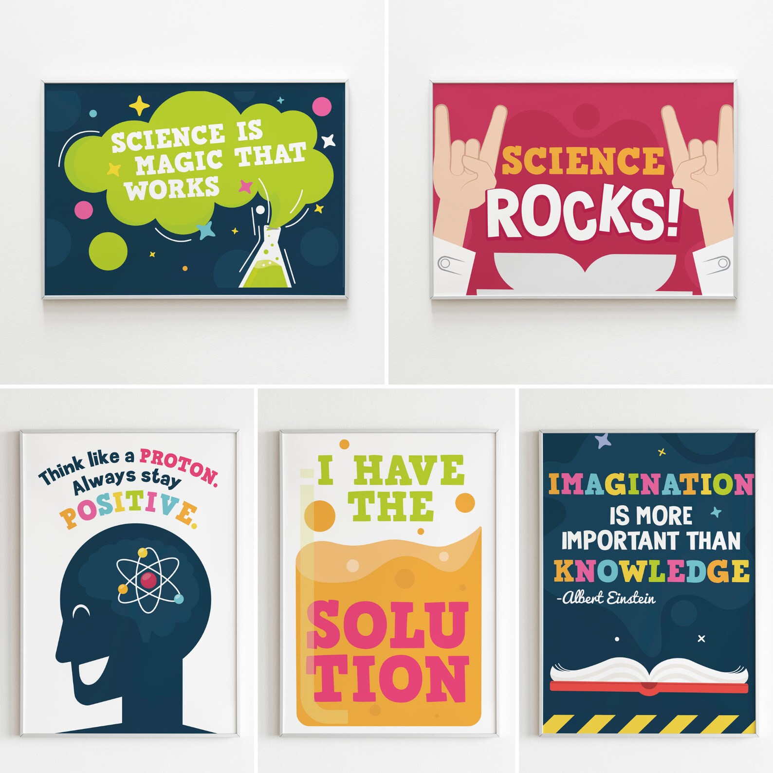 Scientist Classroom Posters/ Science Party Signs Party | Etsy