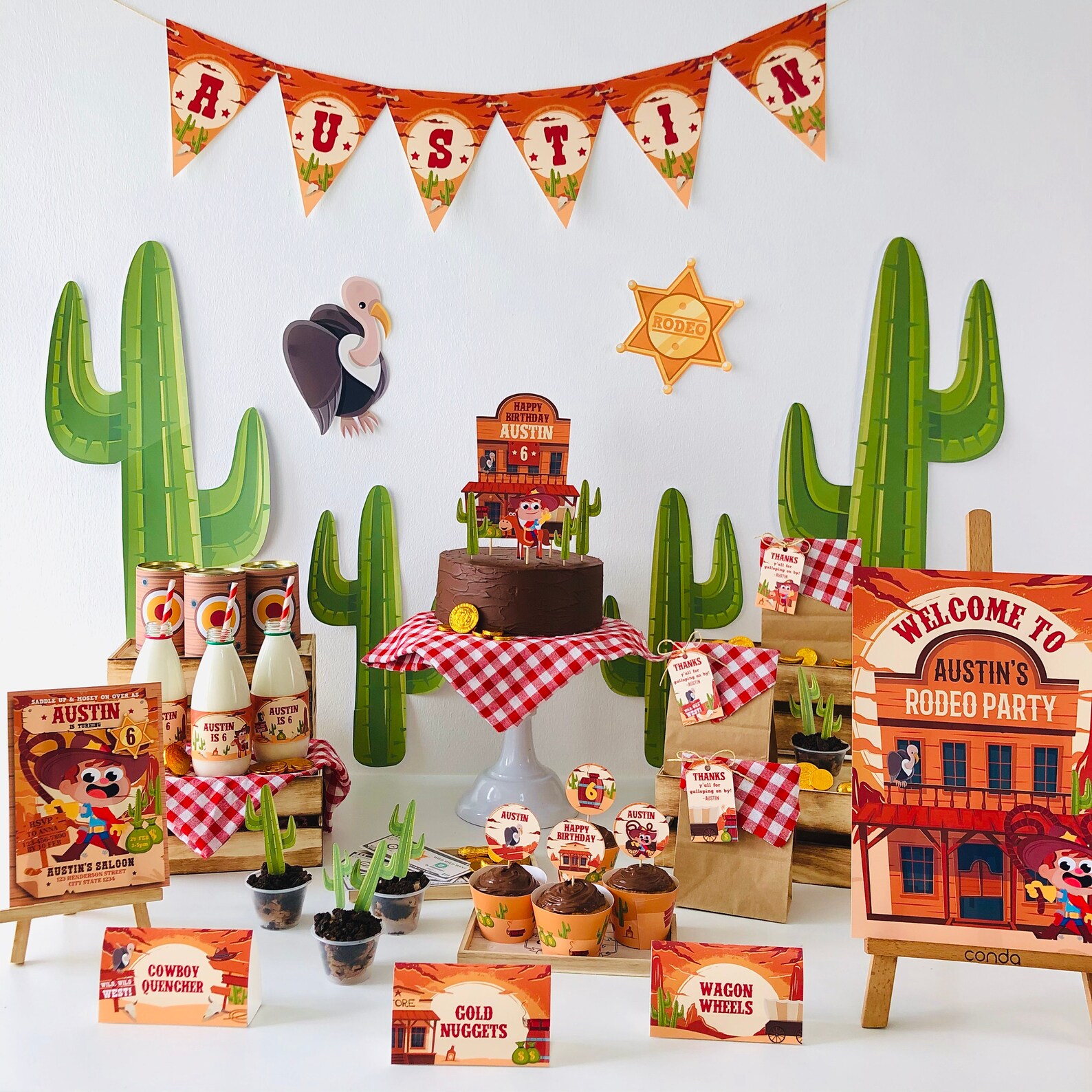 Cowboy Cake Topper/ Wild West Cowboy Cake Topper/ Western Cake - Etsy