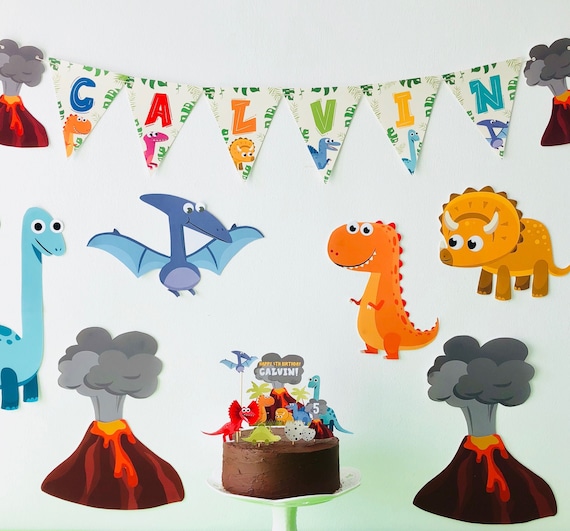 Dinosaur Party / Dino-Mite Party Decorations/ Little Dinosaurs Cut-Outs ...