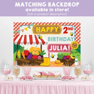 Farmers Market Fruits & Vegetables Signs EDITABLE Printable, Farmers ...