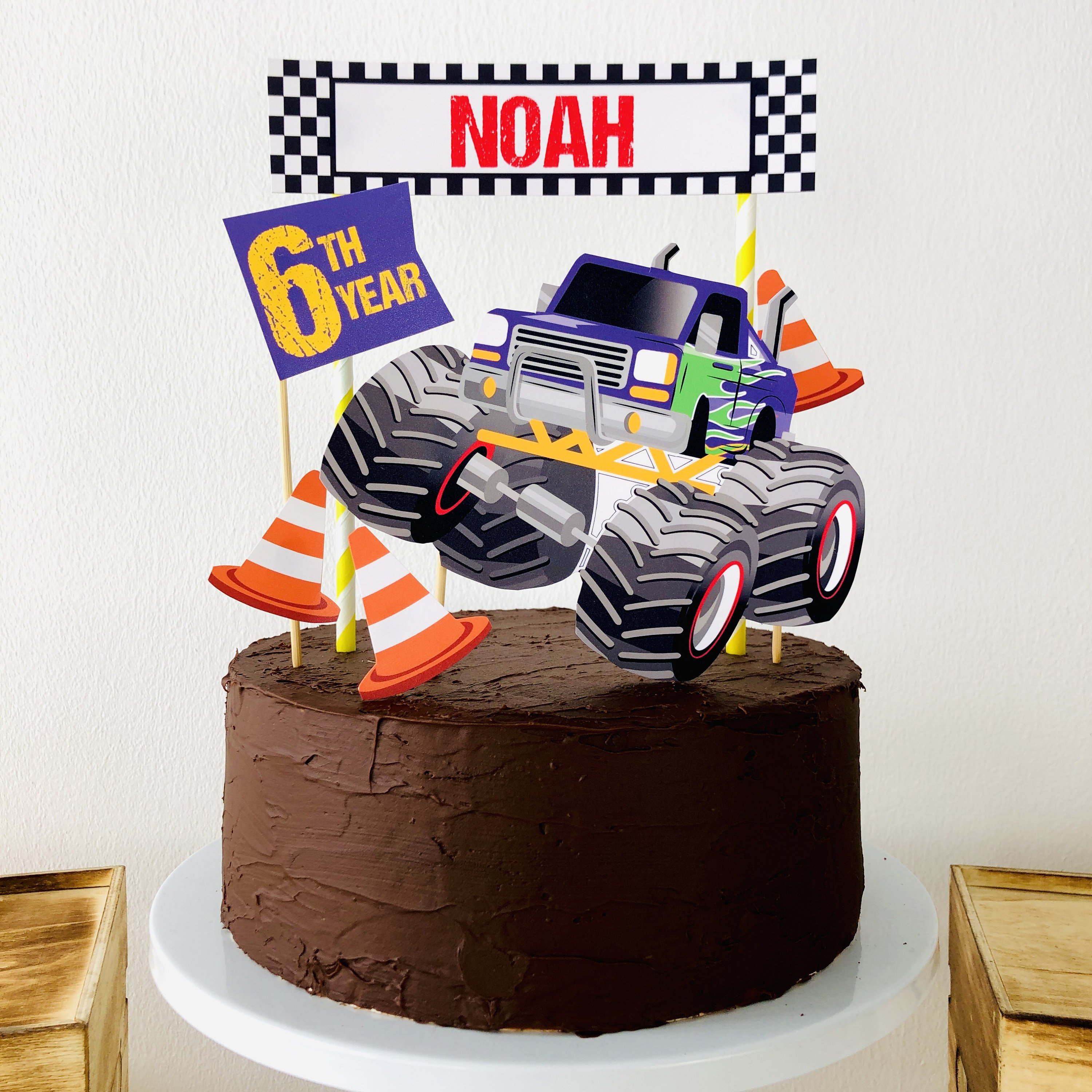 Monster Truck Cake Topper/ Monster Jam Cake Topper/ Monster | Etsy