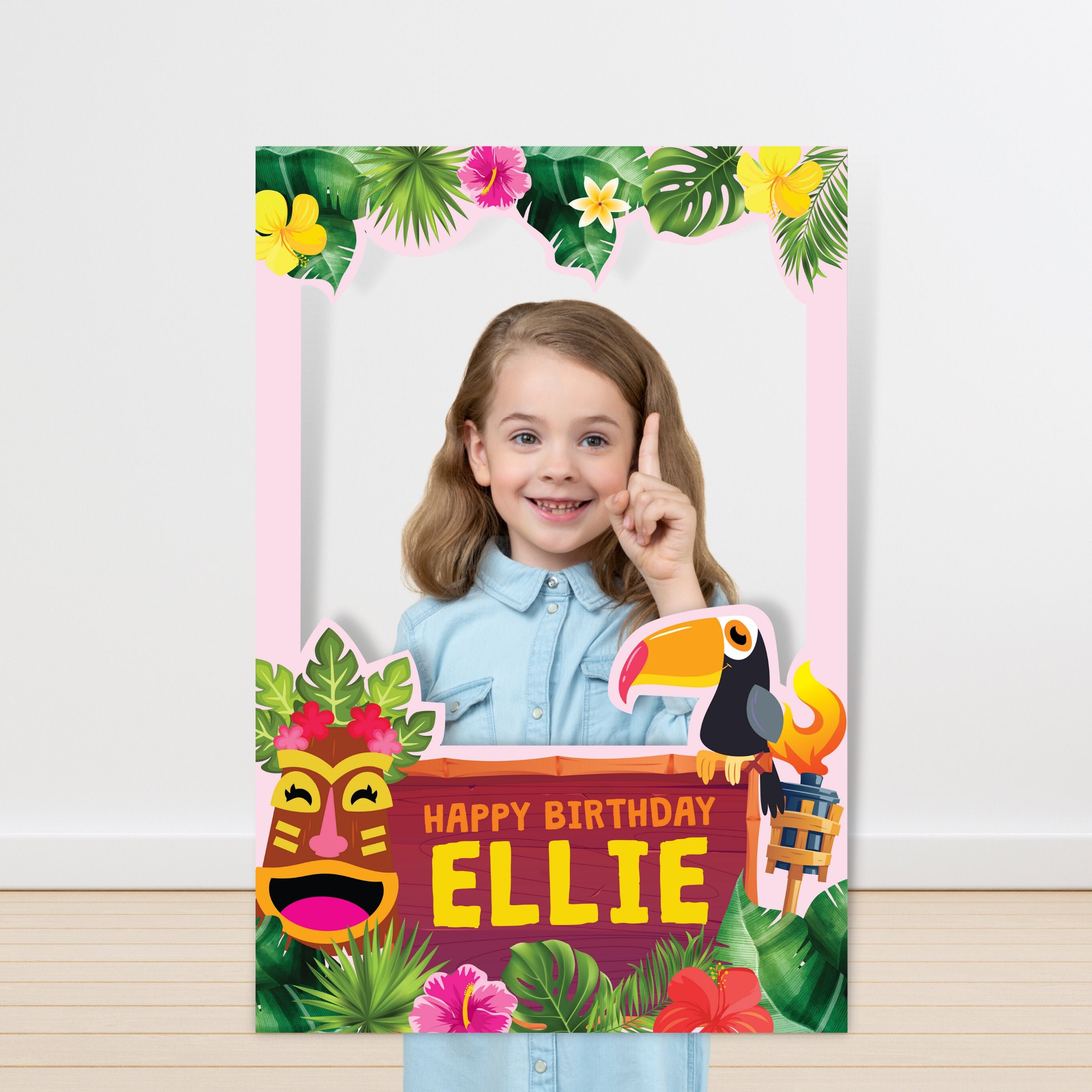 Luau Party Photo Booth Printable/ Hawaiian Party Photo Props/ | Etsy
