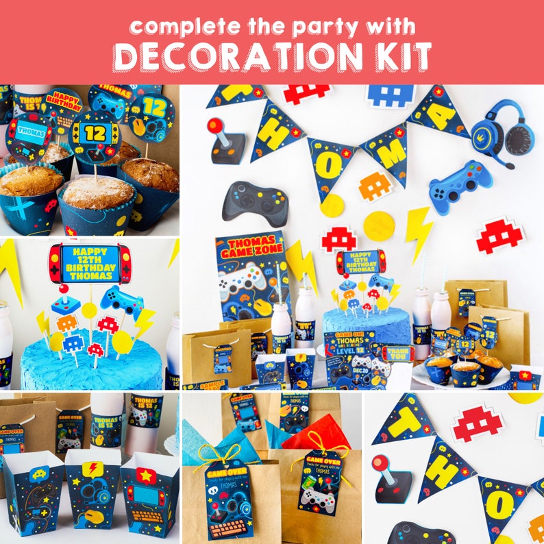 Video Game Party Game Pin the Game Console Game Printable/ Gamer Gaming ...
