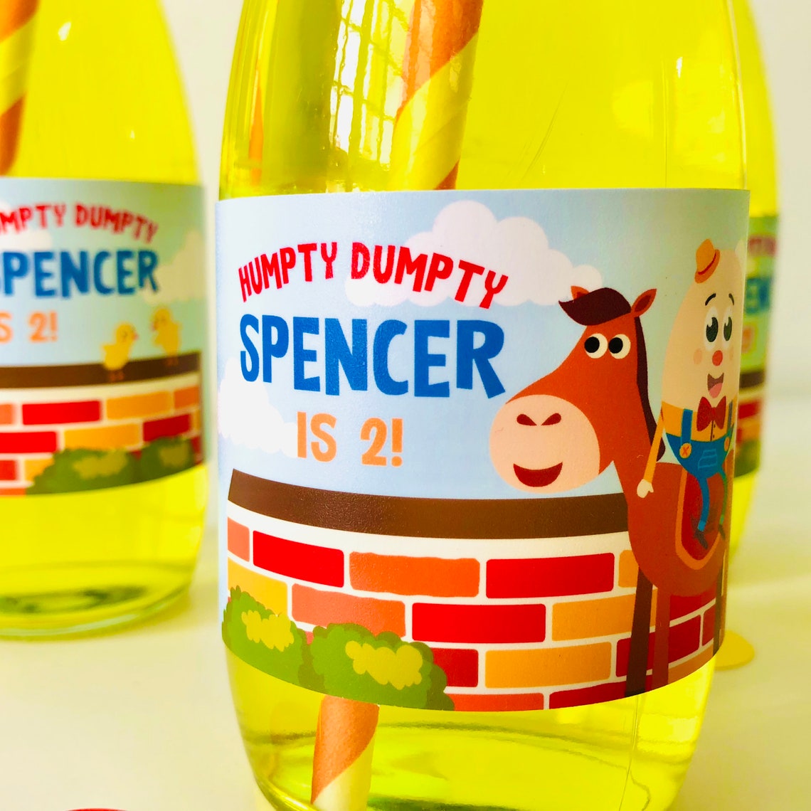 Humpty Dumpty Party Bottle Wrapper/ Humpty Dumpty Nursery - Etsy