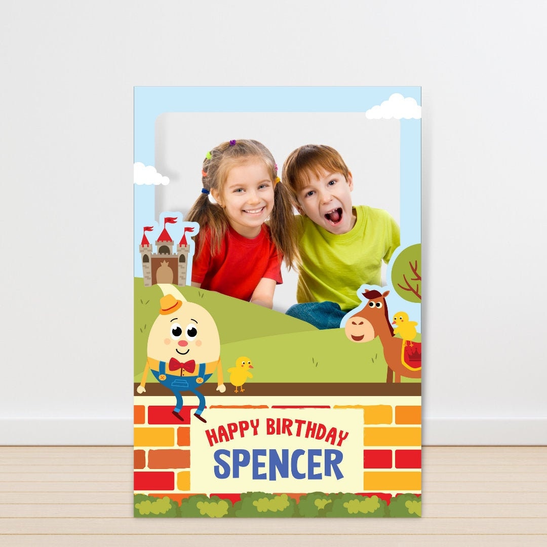 Humpty Dumpty Birthday Party Photo Booth/ Nursery Rhymes Party - Etsy