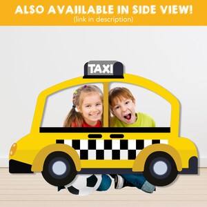 New York Taxi Photo Booth Frame, Editable Printable - Etsy