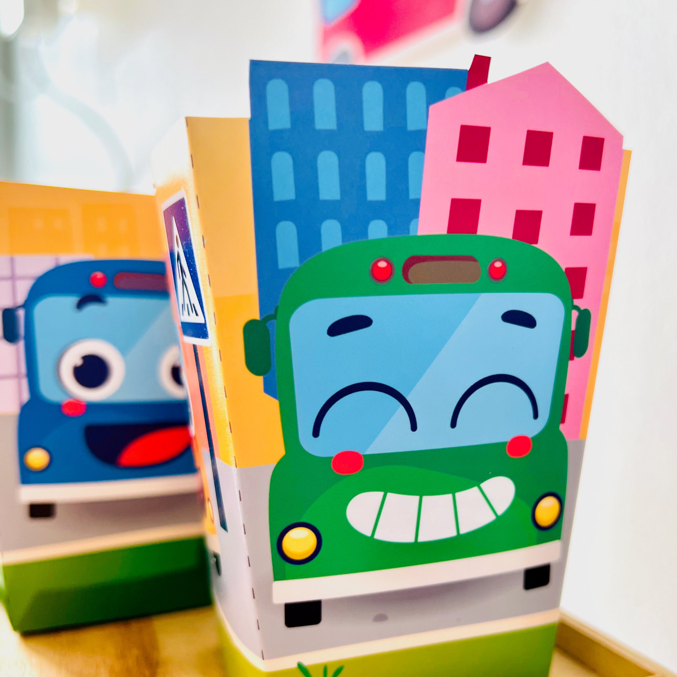 Wheels on the Bus Party Favors Box EDITABLE Printable/ Bus Themed Party ...