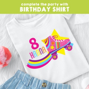 Roller Skating Party Decorations Printables Kit/ 90's Retro Disco ...