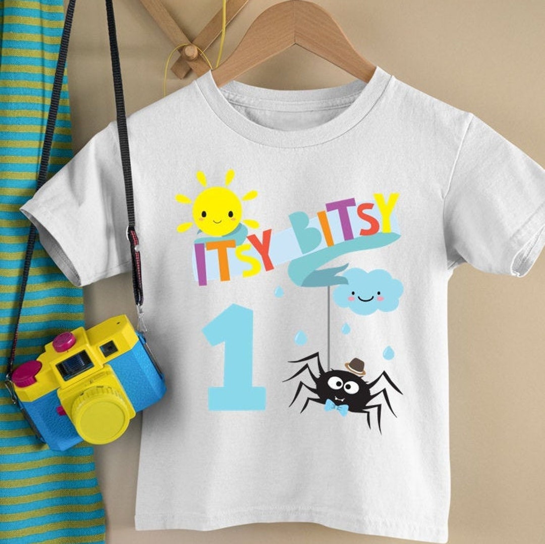 Itsy Bitsy Spider Birthday Tee Shirt Design/ Incy Wincy Spider Birthday ...