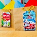 Car Wash Transportation Party Favors Gift Tags Editable Printable/ Carl ...