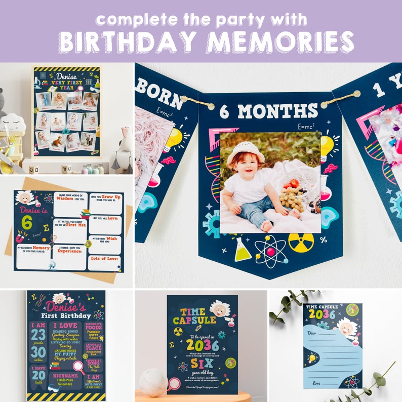 Science Party Photo Props Photo Booth Printable/ Scientist Photo Props ...