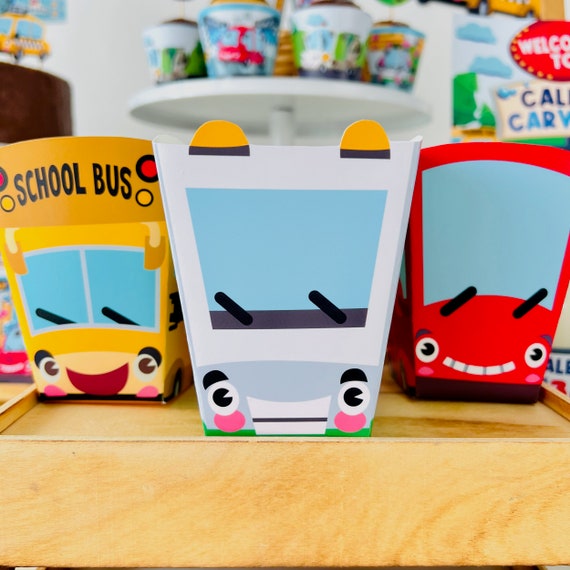 Car Wash Transportation Party Favors Box Printable/ Carl's Car Wash ...