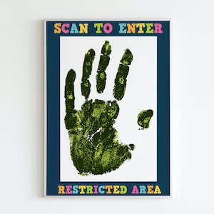 Science Lab Access Party Sign/ Science Scan to Enter Party Signs Party ...