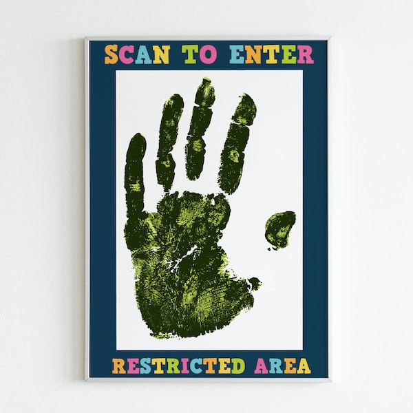 Scan to Enter Printable - Etsy