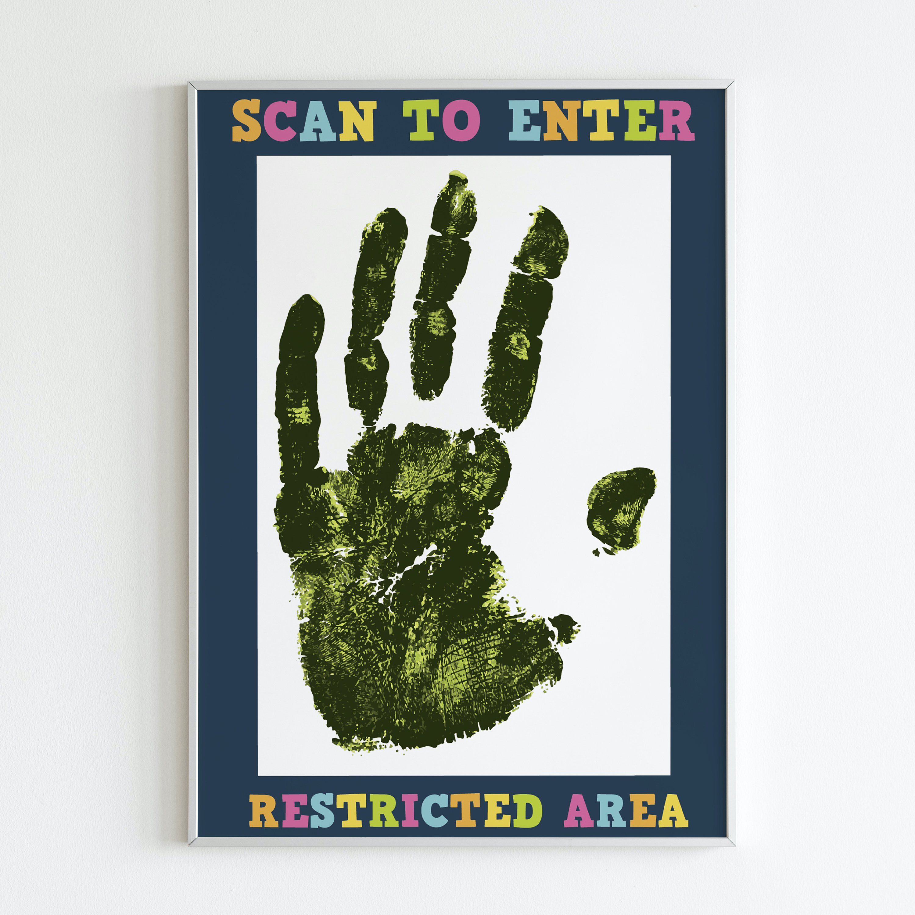 Science Lab Scan to Enter Sign, Party Decoration (EDITABLE Printable ...