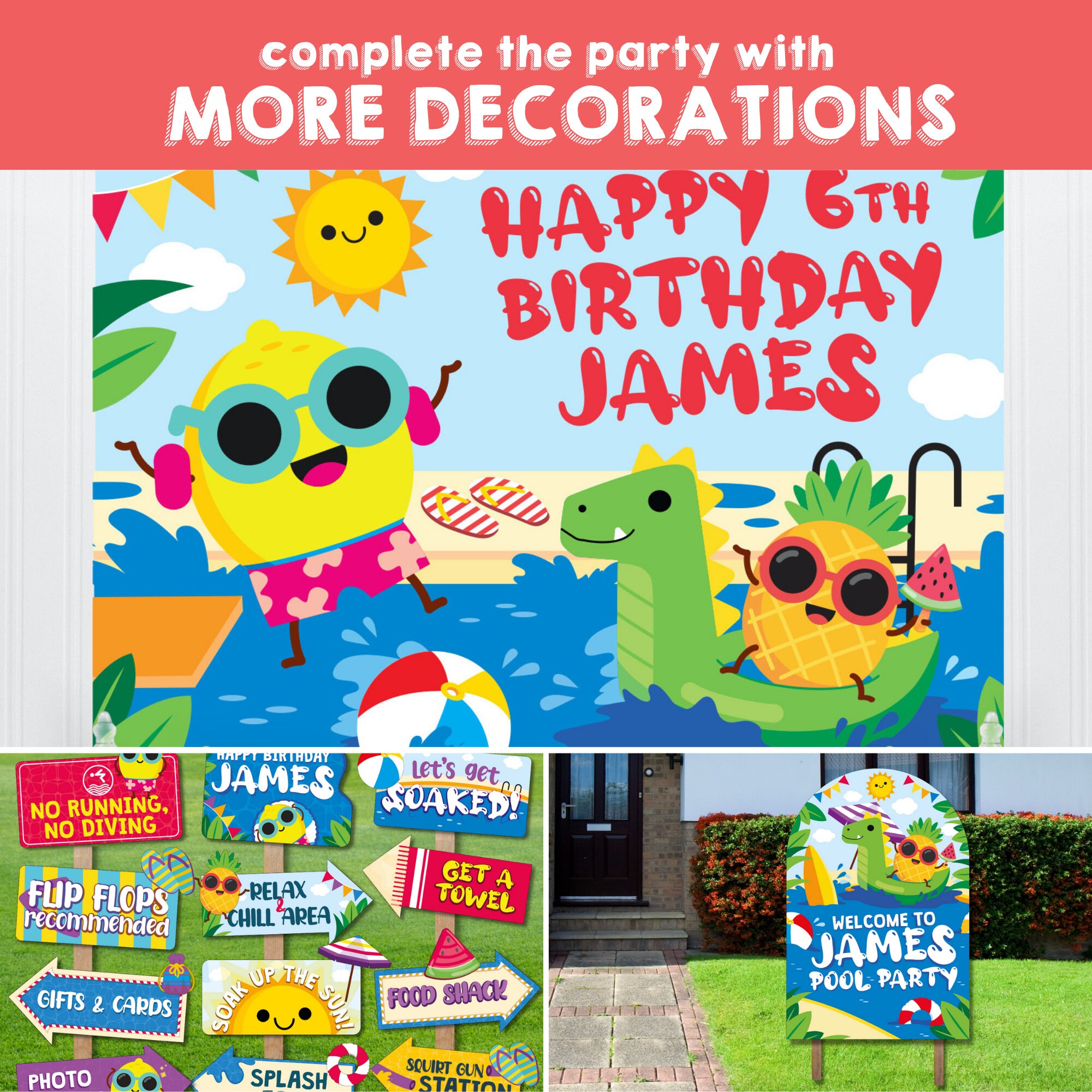 Summer Pool Party Game Pin the Beach Ball Game Printable/ - Etsy