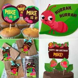 Ants Go Marching Birthday Editable Party Kit Printables/ Ants Picnic ...