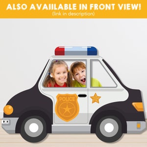 Police Car Photo Booth Props EDITABLE Printable/ Police Party Props ...