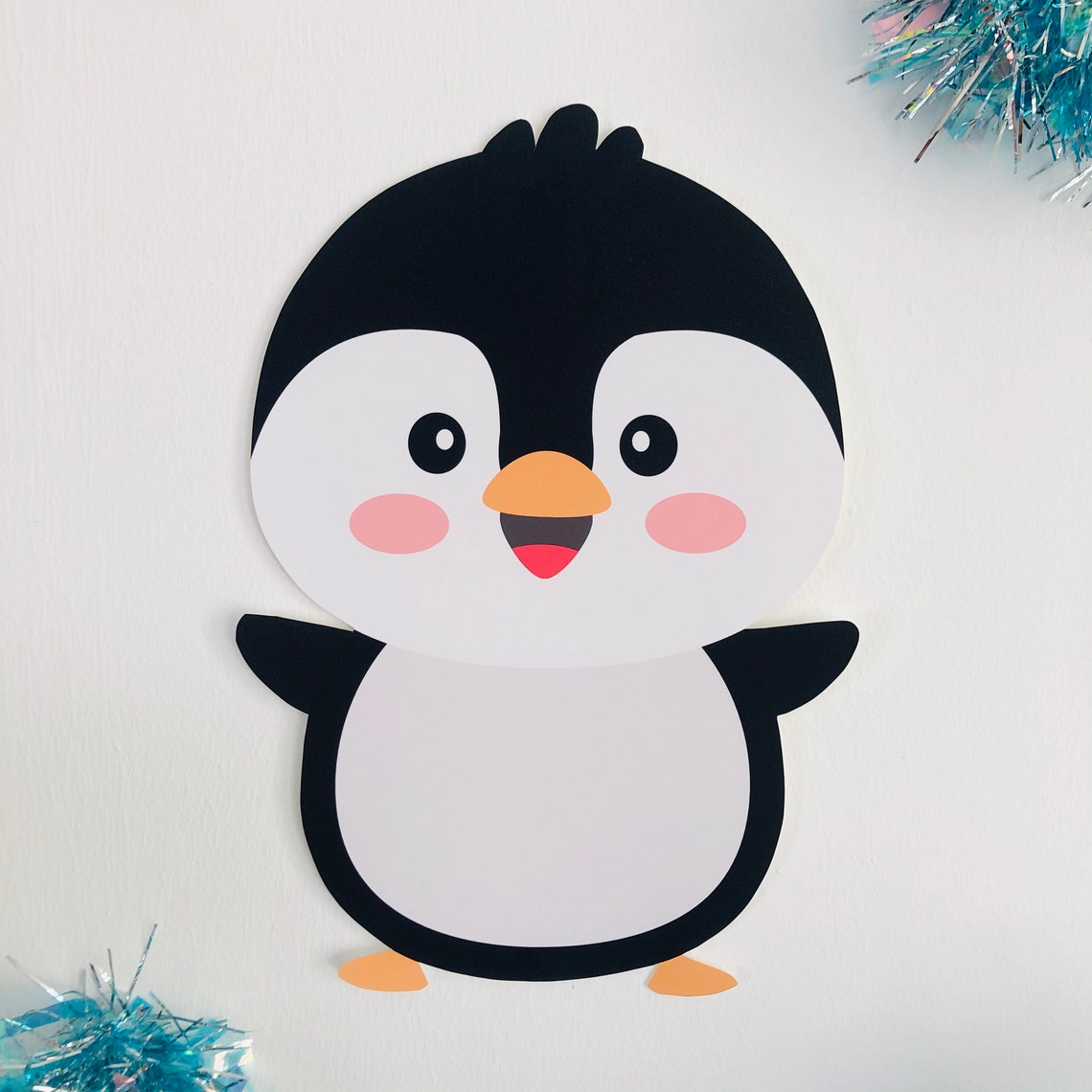 Penguin Cut Out/ Penguin Party Decorations Printable - Etsy