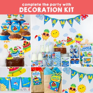 Summer Pool Party Game Pin the Beach Ball Game Printable/ Beach Ball ...
