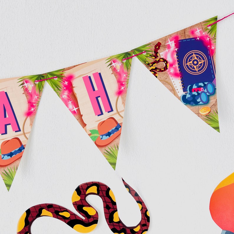 Indiana Jones Girl Party Decorations Printable Kit/ Ridley - Etsy