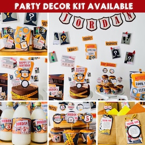 Mystery Party Photo Props Printable | Detective Training Academy ...
