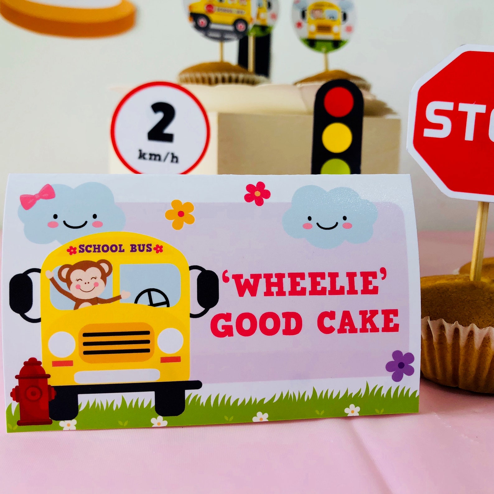 Wheels on the Bus Girl Party Kit/ Party Bundle/ Party Pack - Etsy