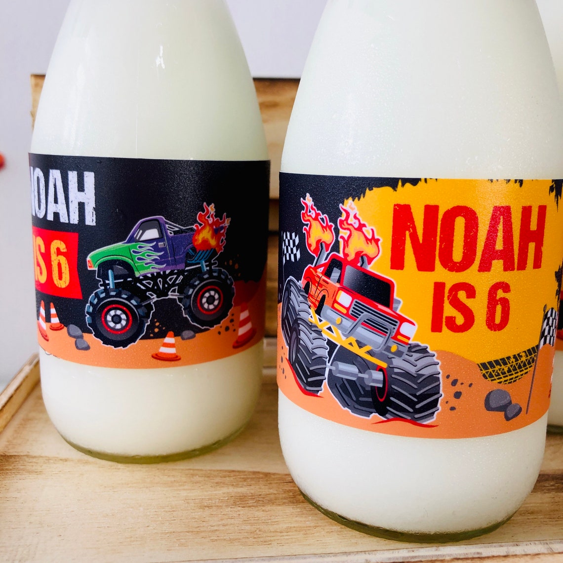 Monster Truck Drinks Labels/ Monster Jam Bottle Wrappers/ | Etsy